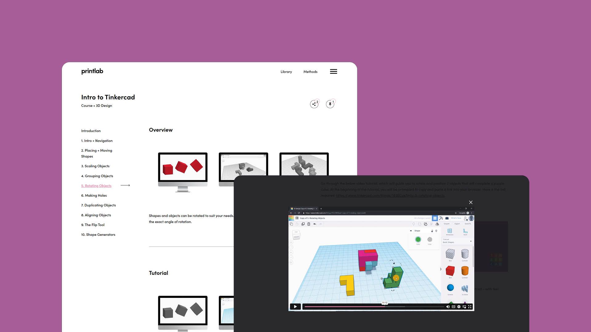 Intro to Tinkercad | PrintLab Mini Course