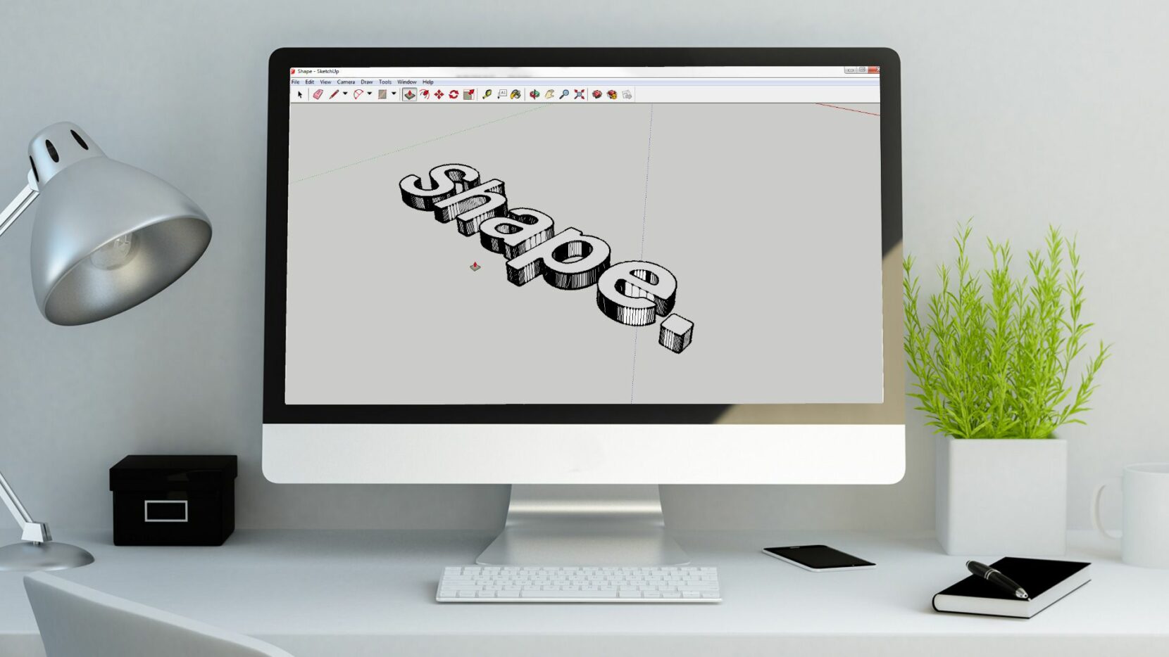 2D Logo to 3D Print using Adobe Illustrator and Sketchup Pro