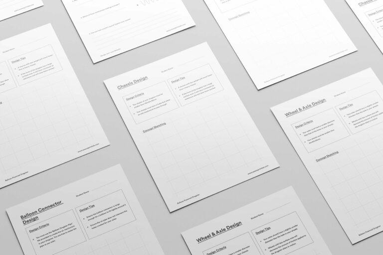 Balloon Powered Dragster - 3D Printing Lesson Plan