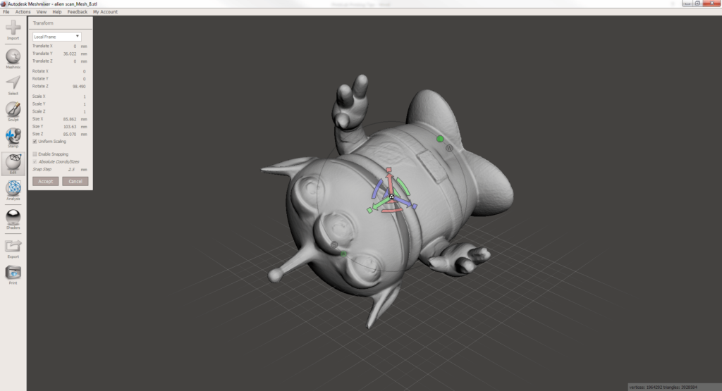 10 steps to getting started with Meshmixer for 3D Printing