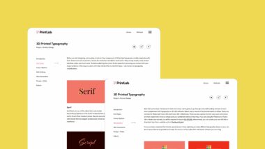 3D Printed Typography Project | PrintLab