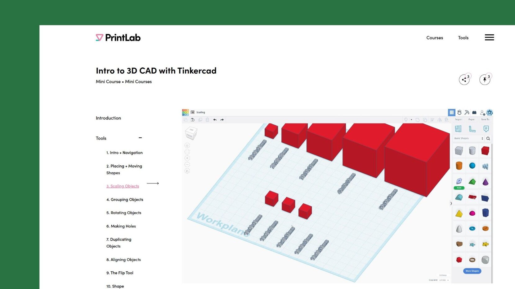 Intro to Tinkercad | PrintLab Mini Course